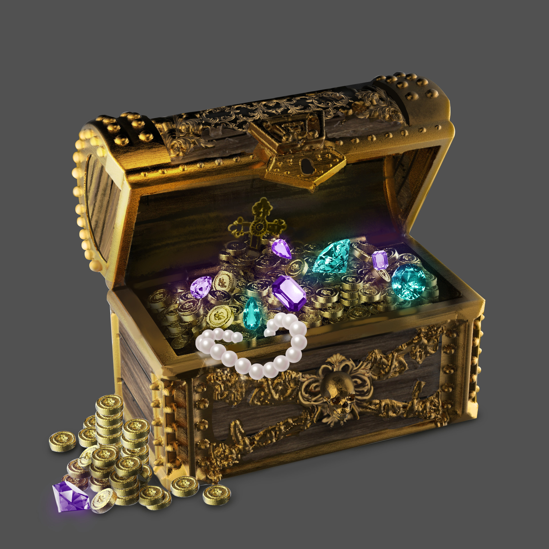 ArtStation - Magical pirates props