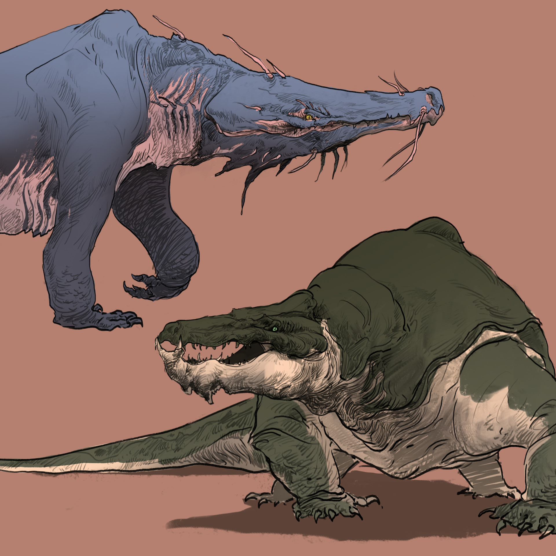 ArtStation - The Quadrosuchus