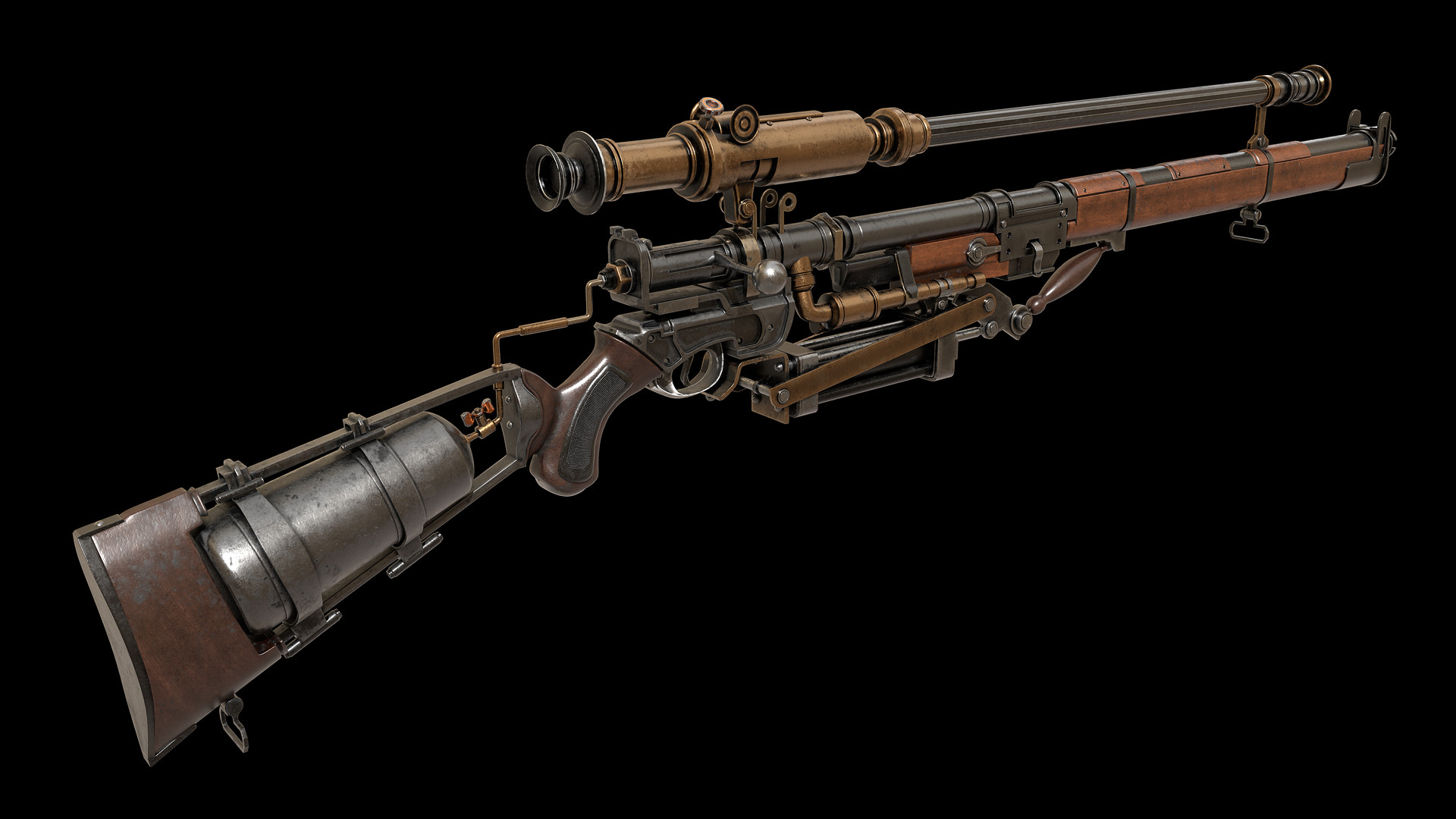 ArtStation - Study Fanart Gun