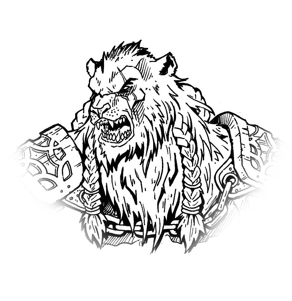 ArtStation - /beastmen concepts 037