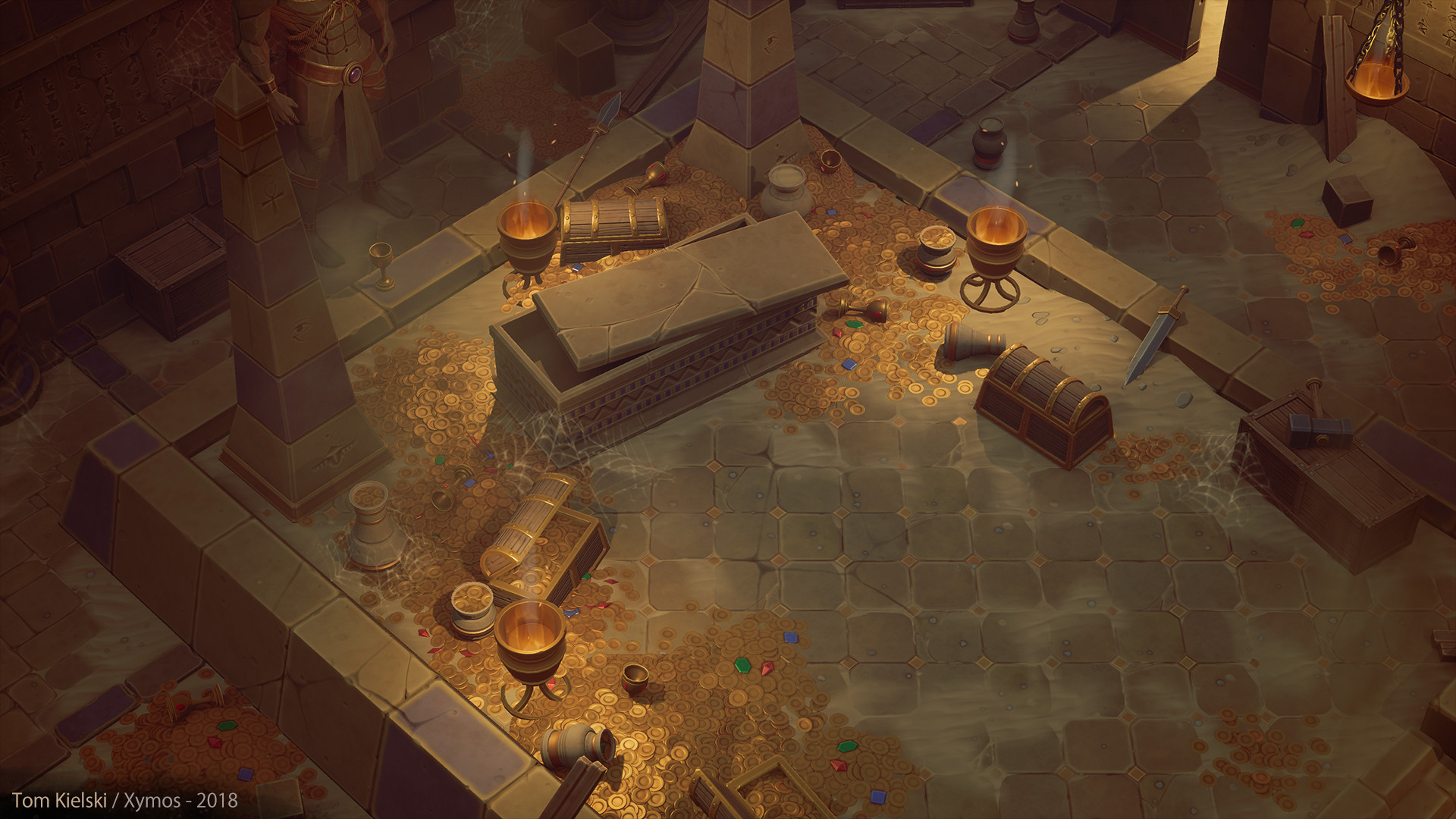 ArtStation - Stylized Egyptian Tomb