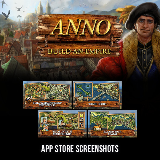 ArtStation - Anno - Build an Empire: App Store Screenshots