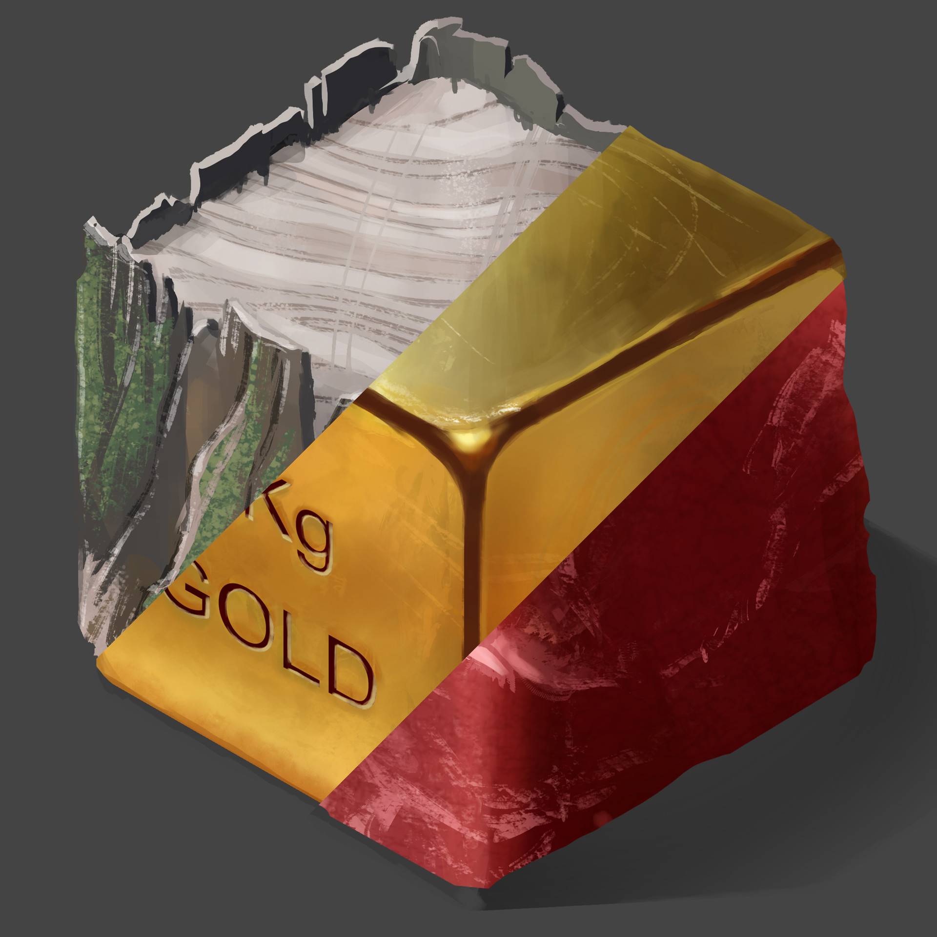 ArtStation - Hand Painted Texture Cubes