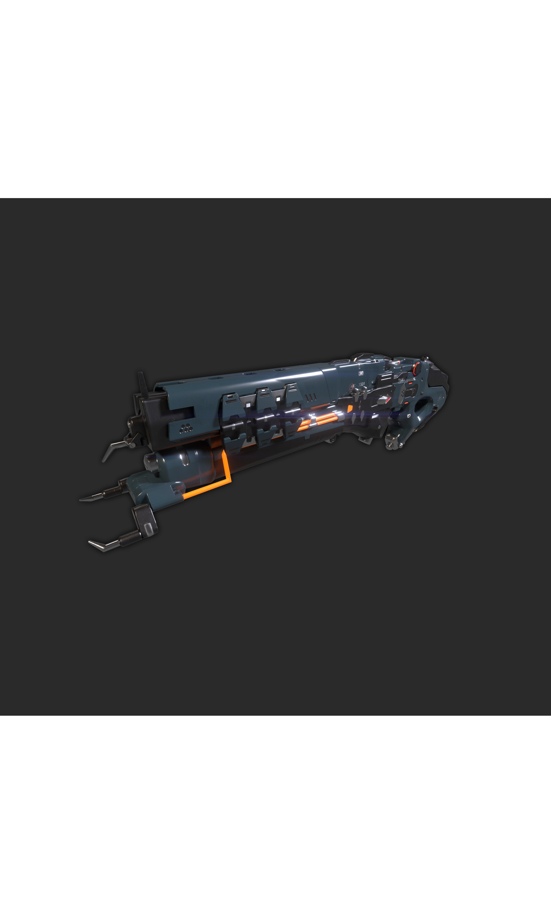 ArtStation - Lightning Gun (Doom 2016)