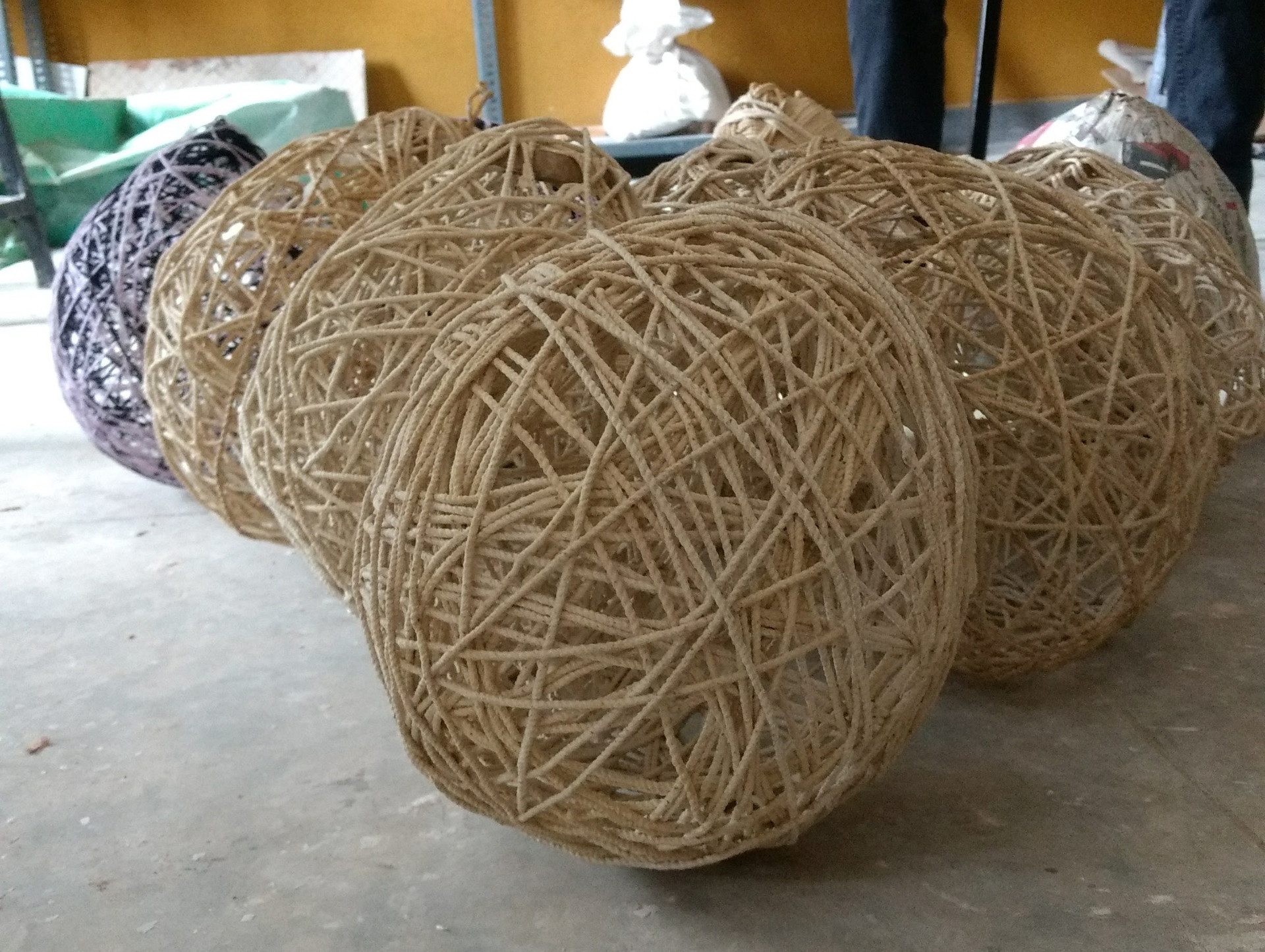 ArtStation - HANGING THREAD LAMPSHADES