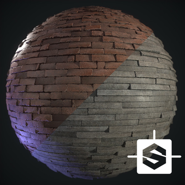 ArtStation - Bricks and Stone Slabs