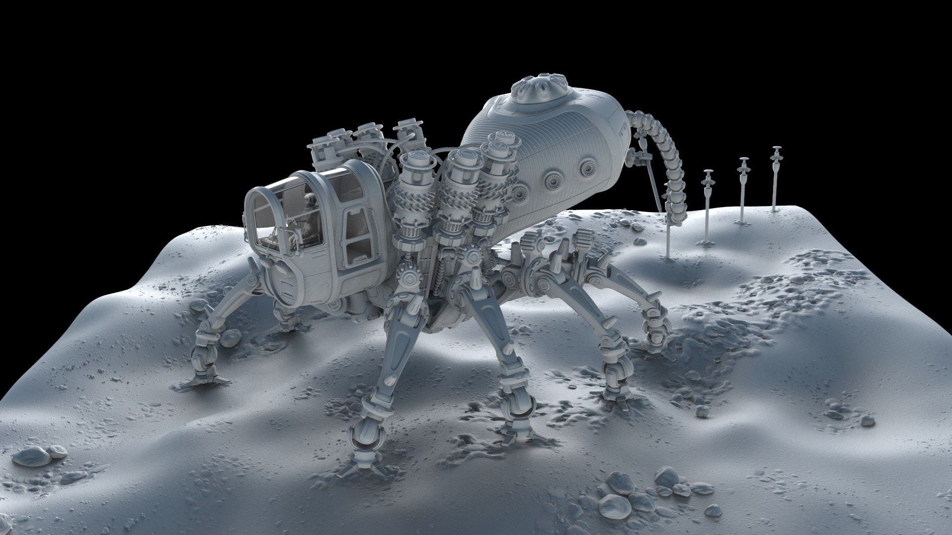 ArtStation - Multi-legged vehicle