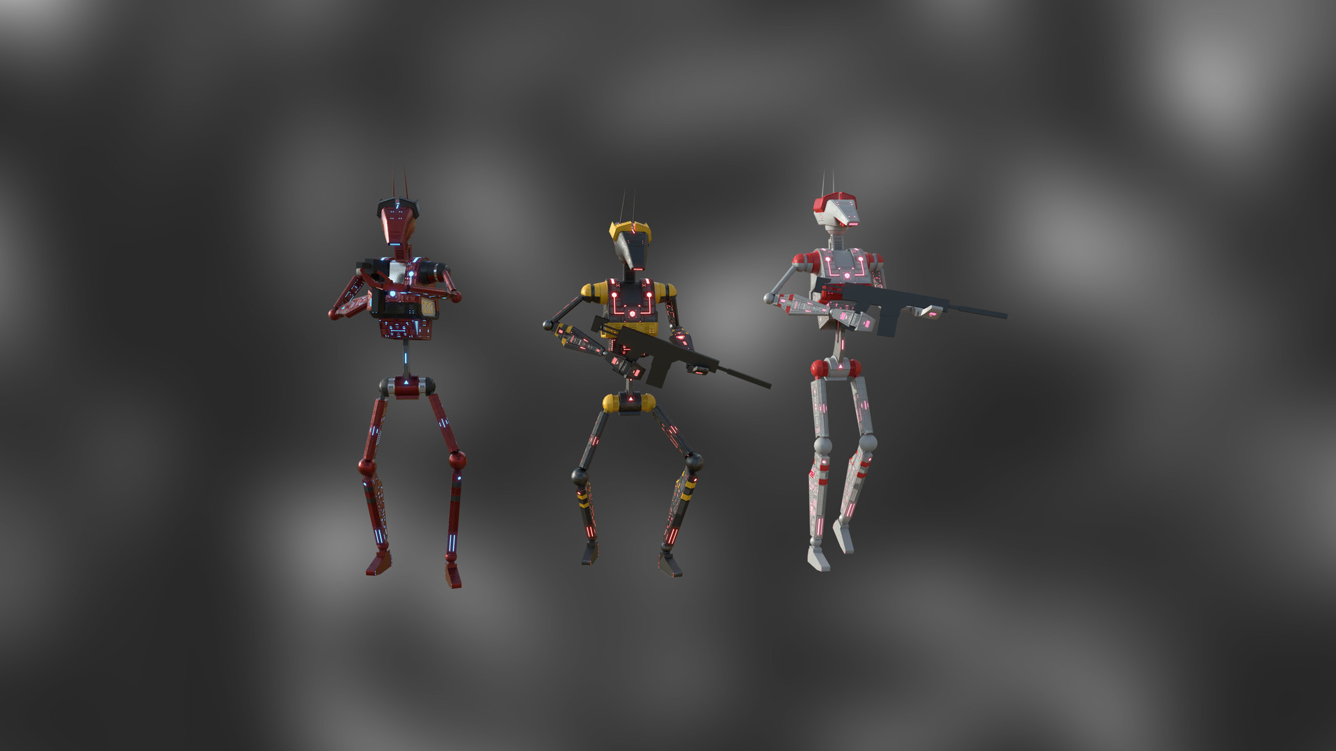 ArtStation - Galaxy Robot Pack v1