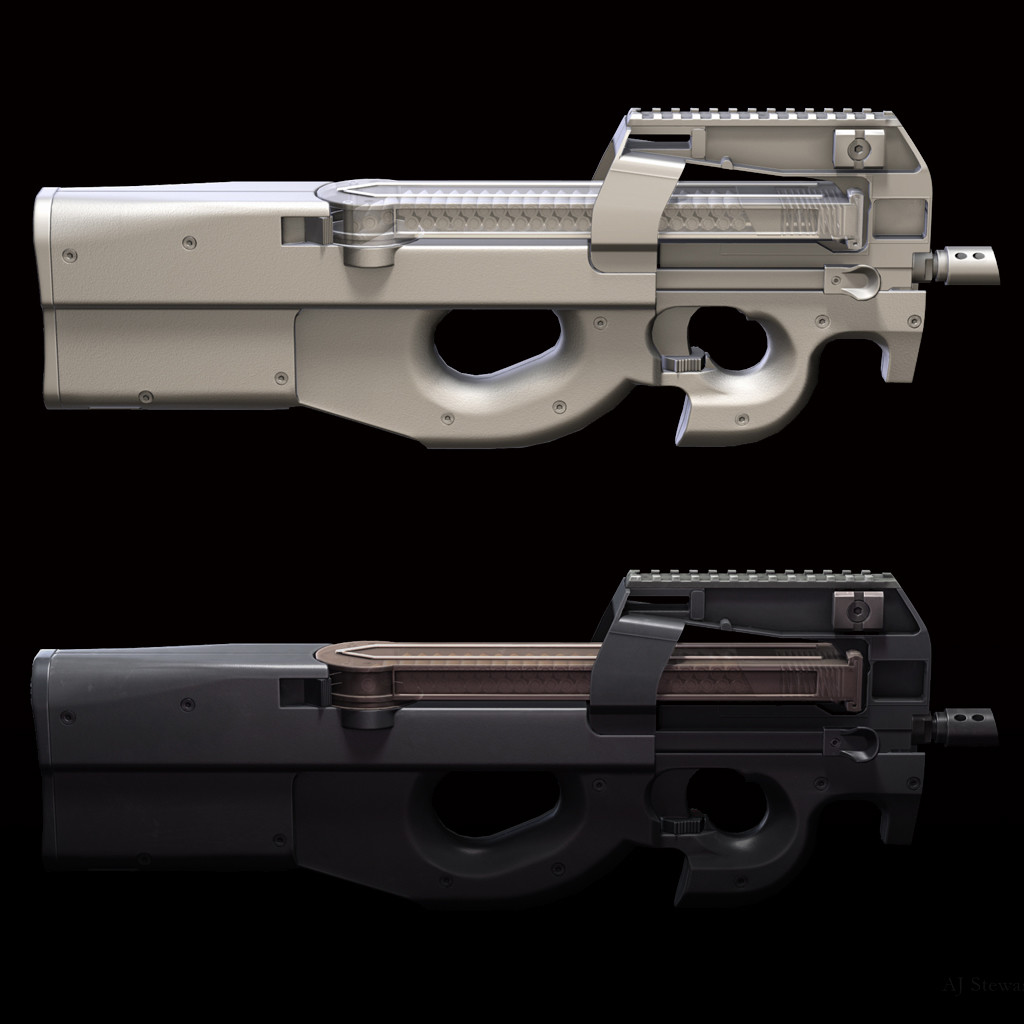 ArtStation - Personal Project: P90