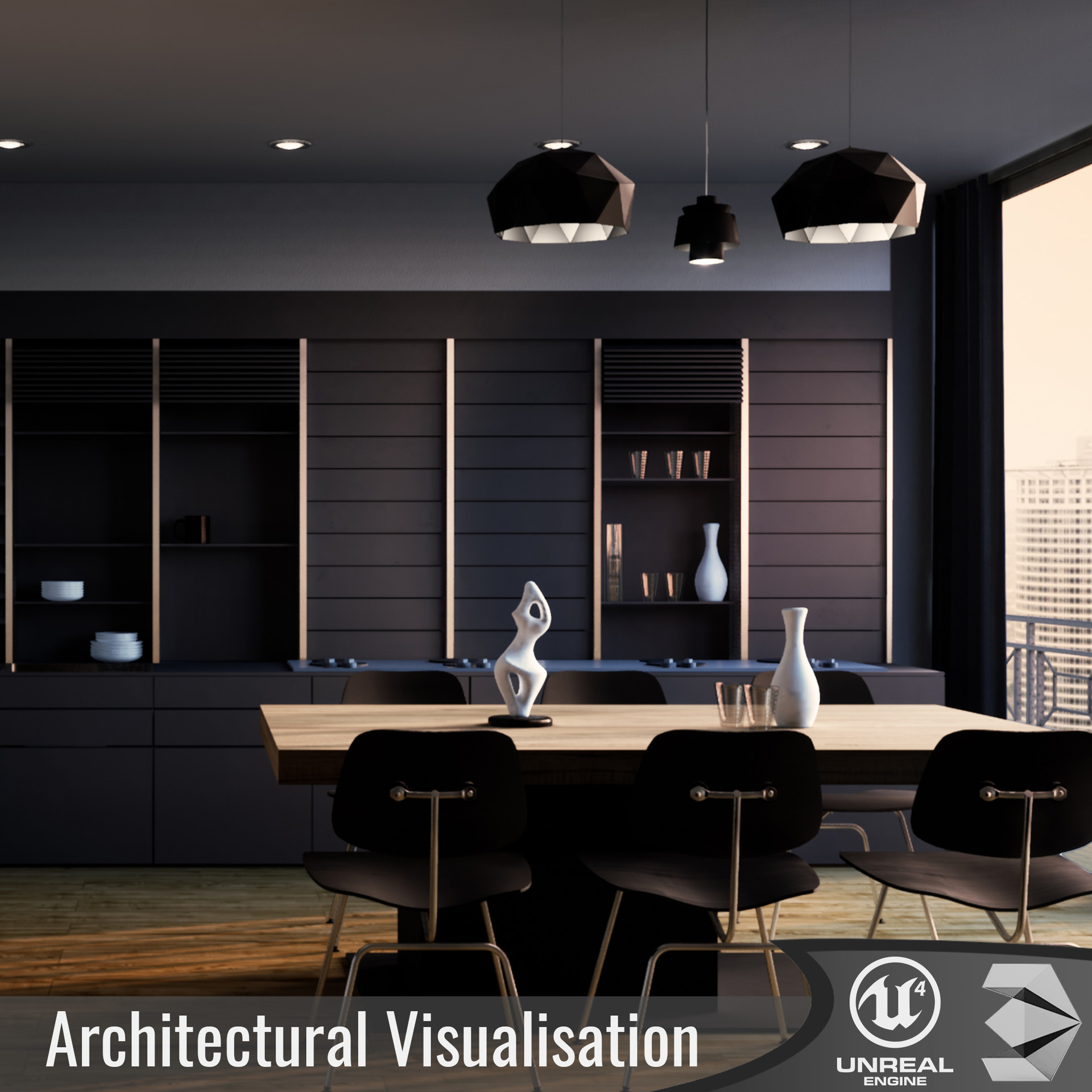 ArtStation - Lighting Study (Architectural Visualization)