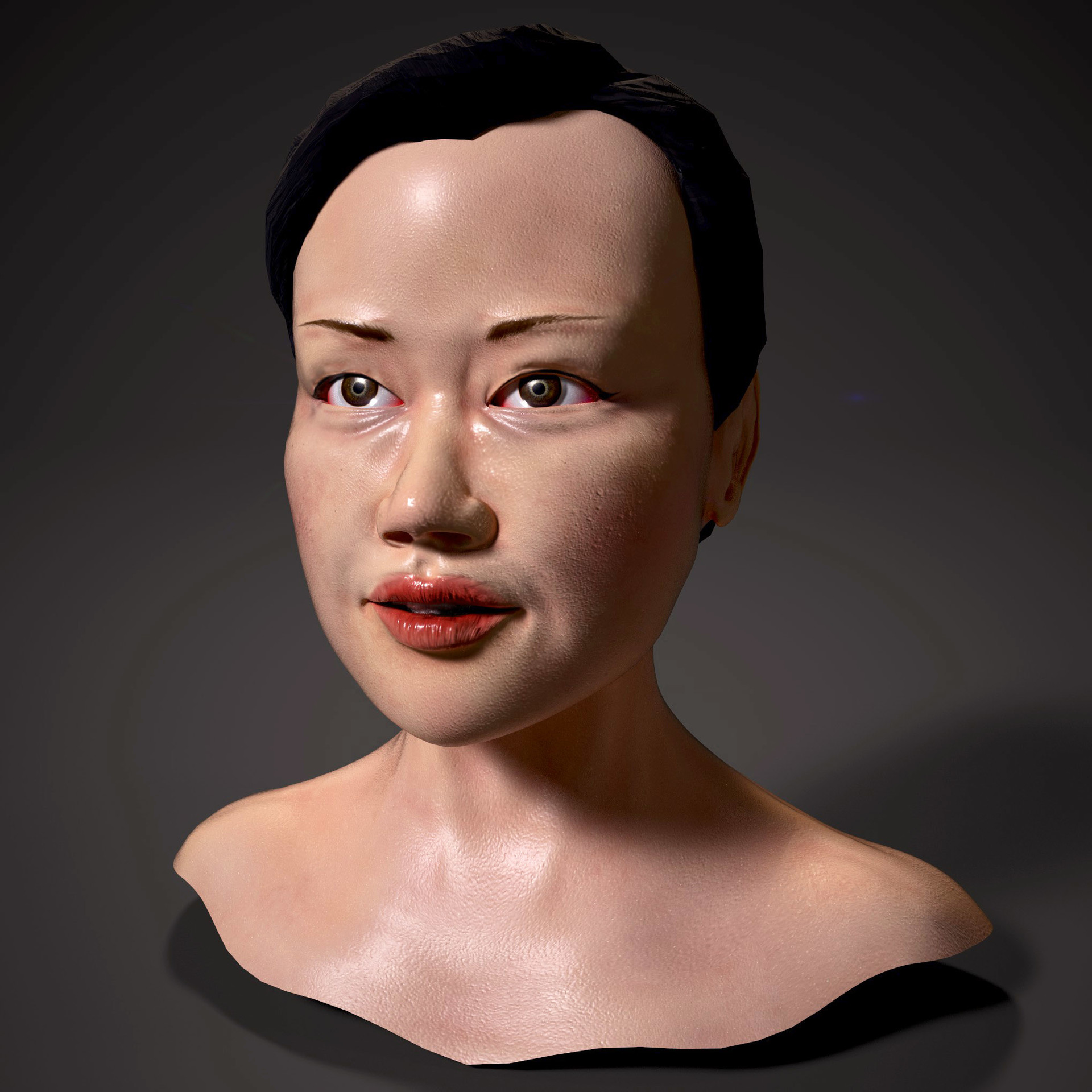 ArtStation - Lady Head Bust