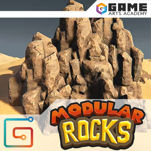 ArtStation - Modular Rock For Games Tutorial