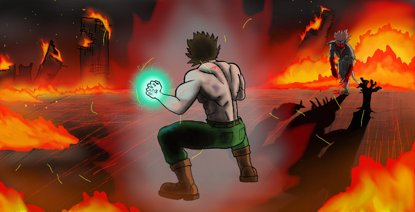 ArtStation - Jason fights a monster?