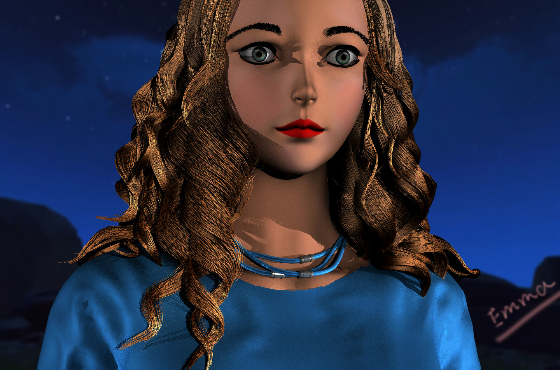 ArtStation - Cartoon girl