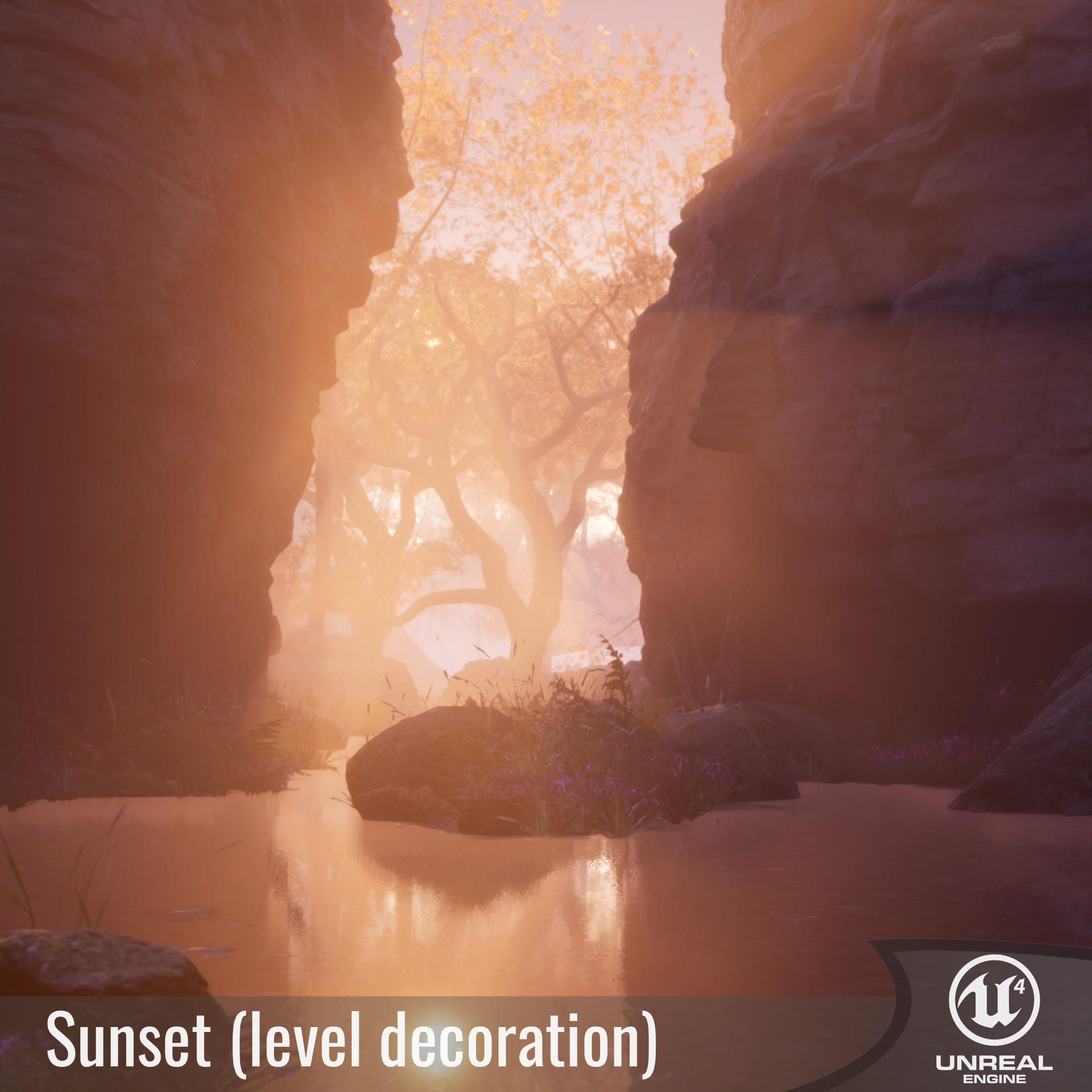 ArtStation - Sunset (level decoration)
