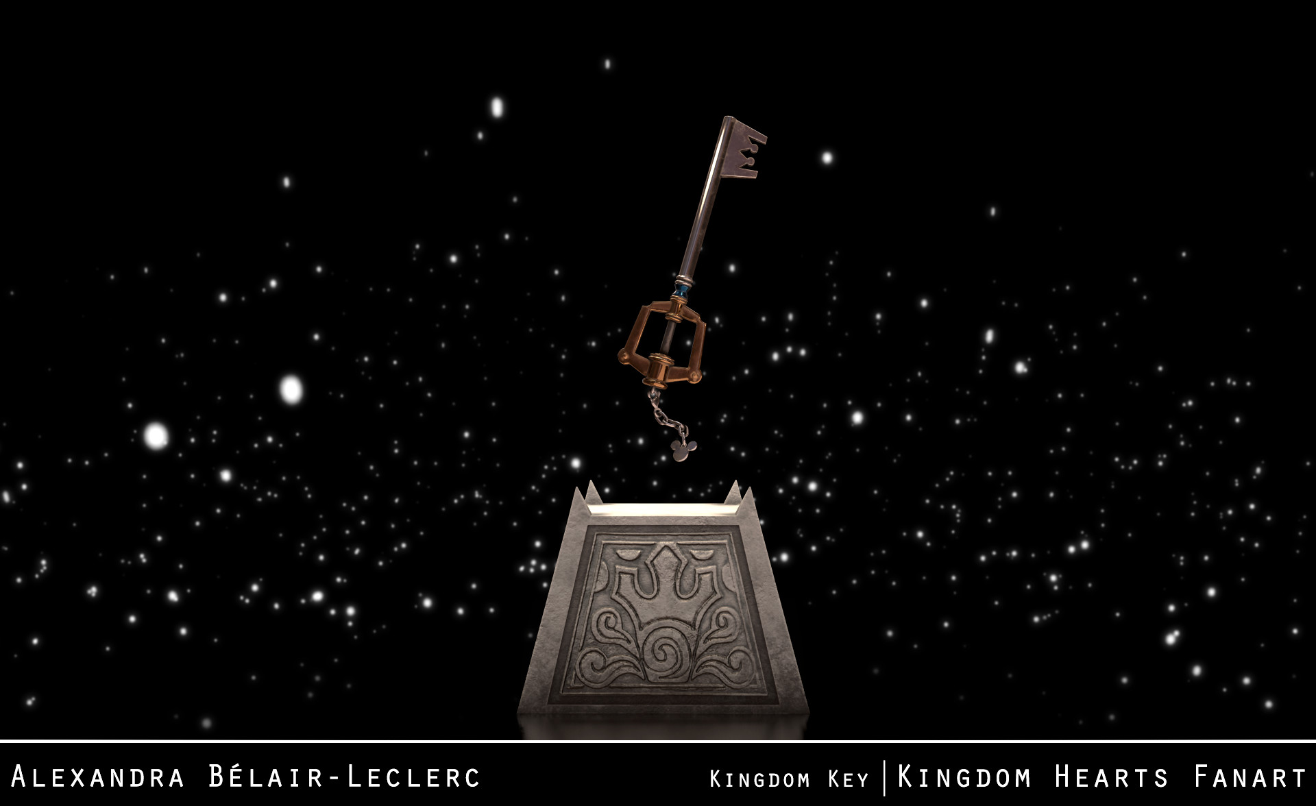 ArtStation - Kingdom Key - Kingdom Hearts Fanart