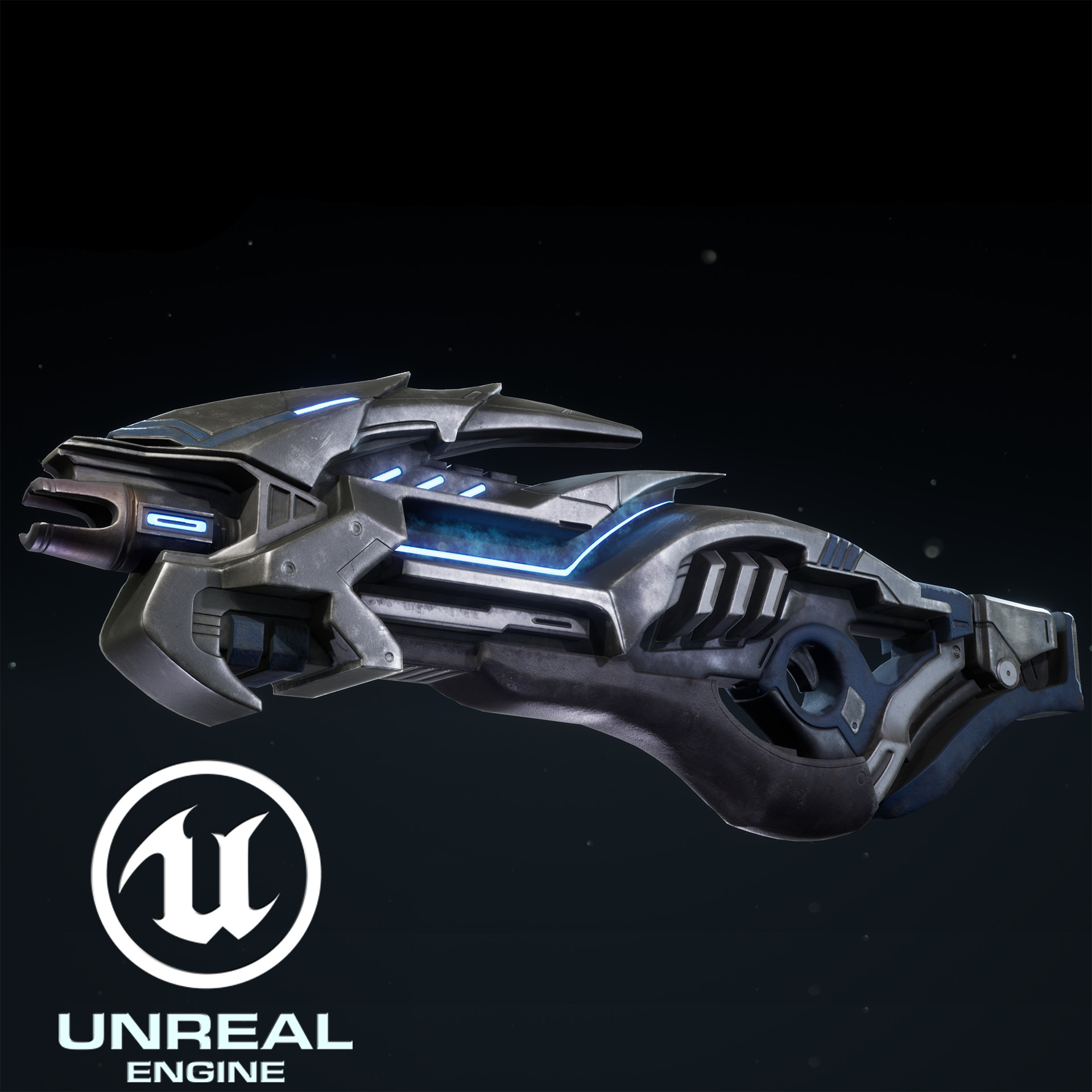 ArtStation - Alien Rifle, Nikolay Temnikov