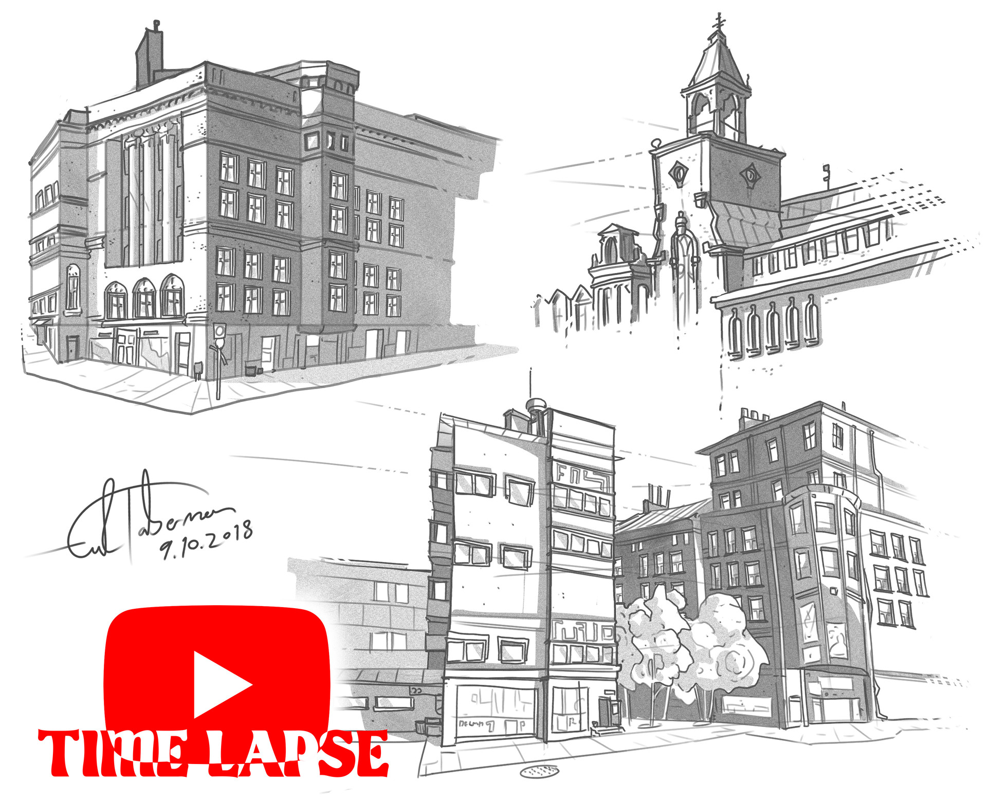 ArtStation - City Sketches