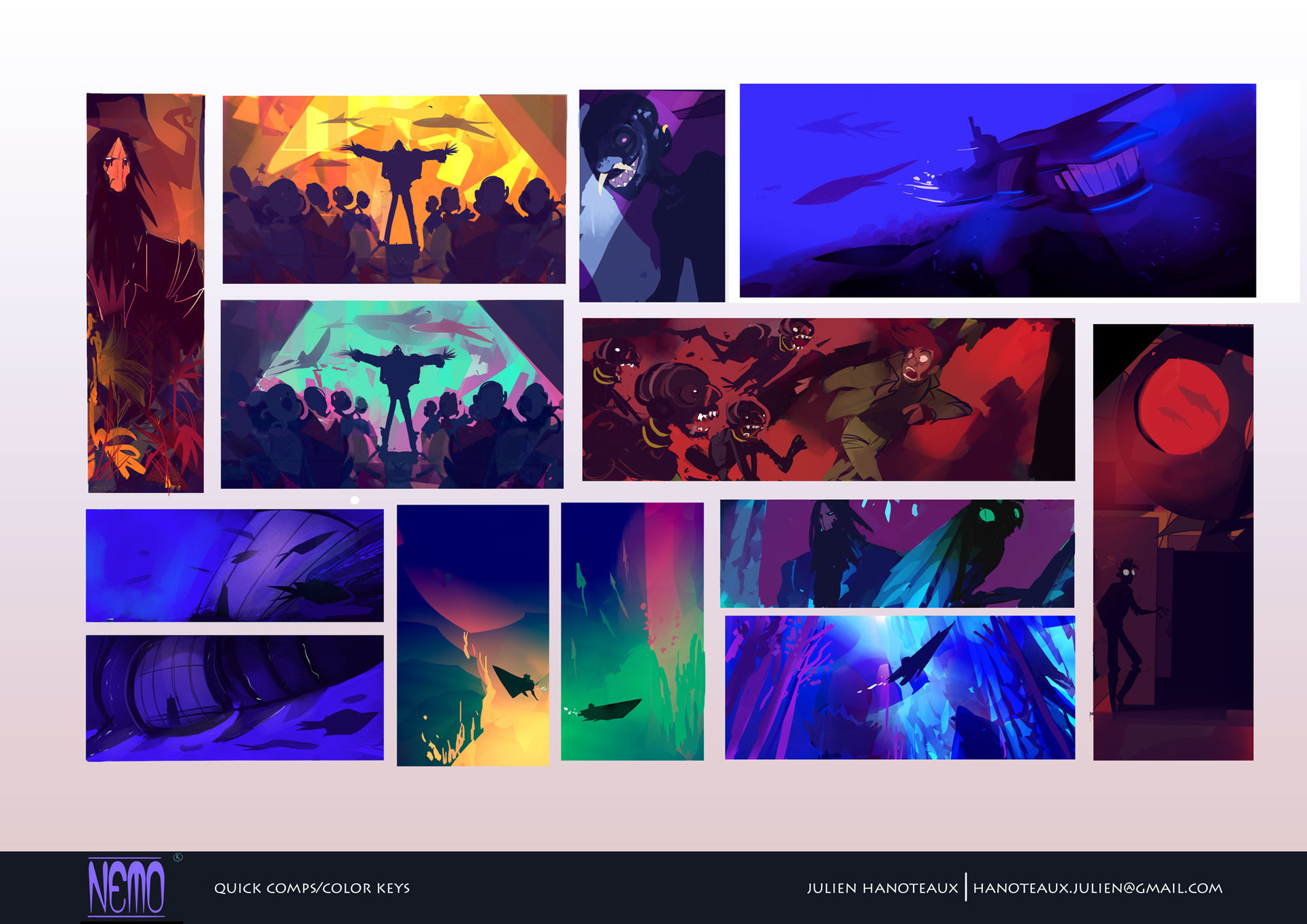ArtStation - NEMO - Quick comps/color sketches