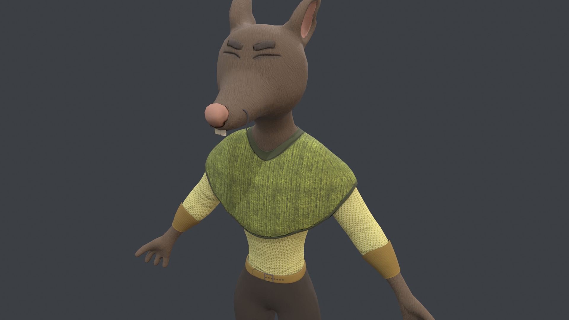 ArtStation - Rat character