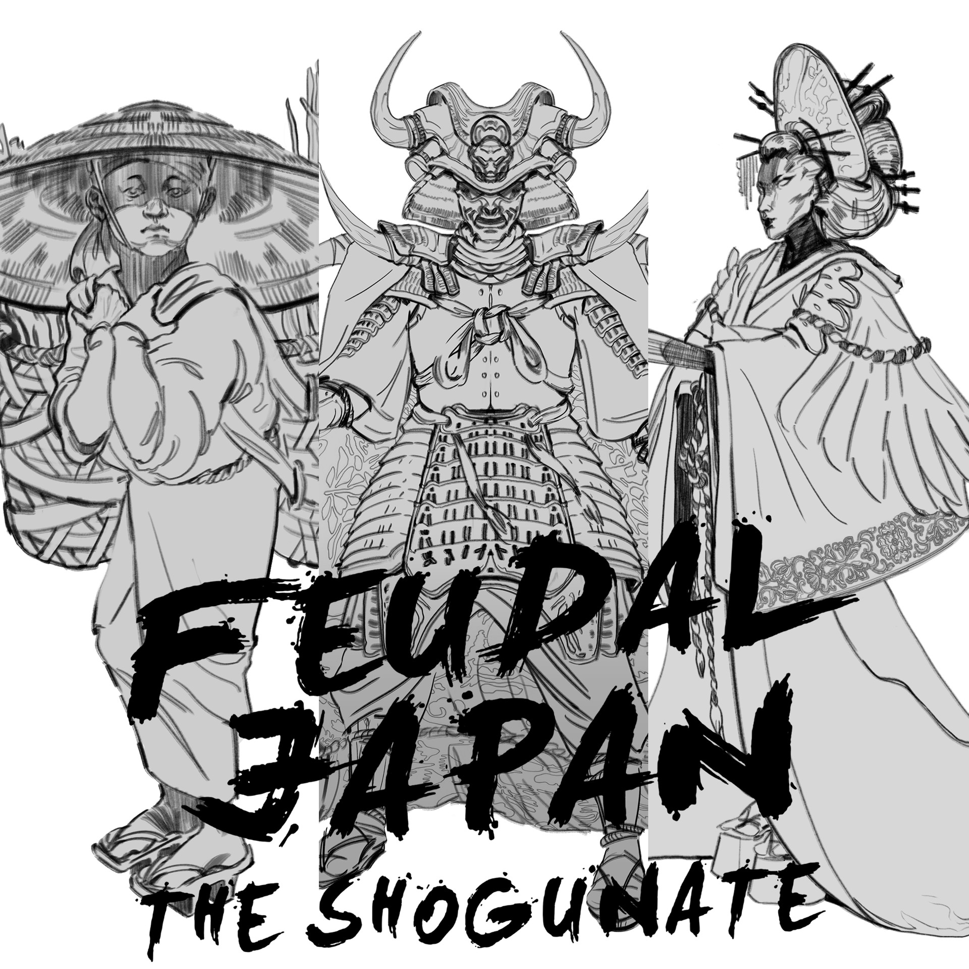 ArtStation - Feudal Japan: The Shogunate - Sketches