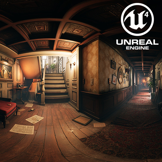 ArtStation - [UE4] The Gallery 360 panorama