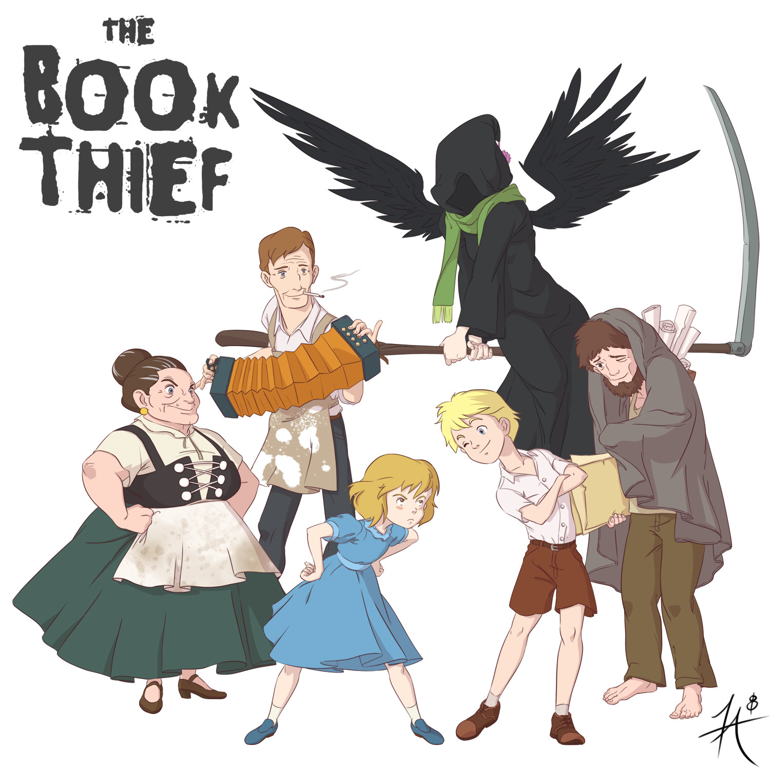 ArtStation - The Book Thief