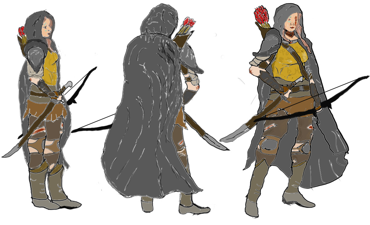ArtStation - Female Ranger Concept design