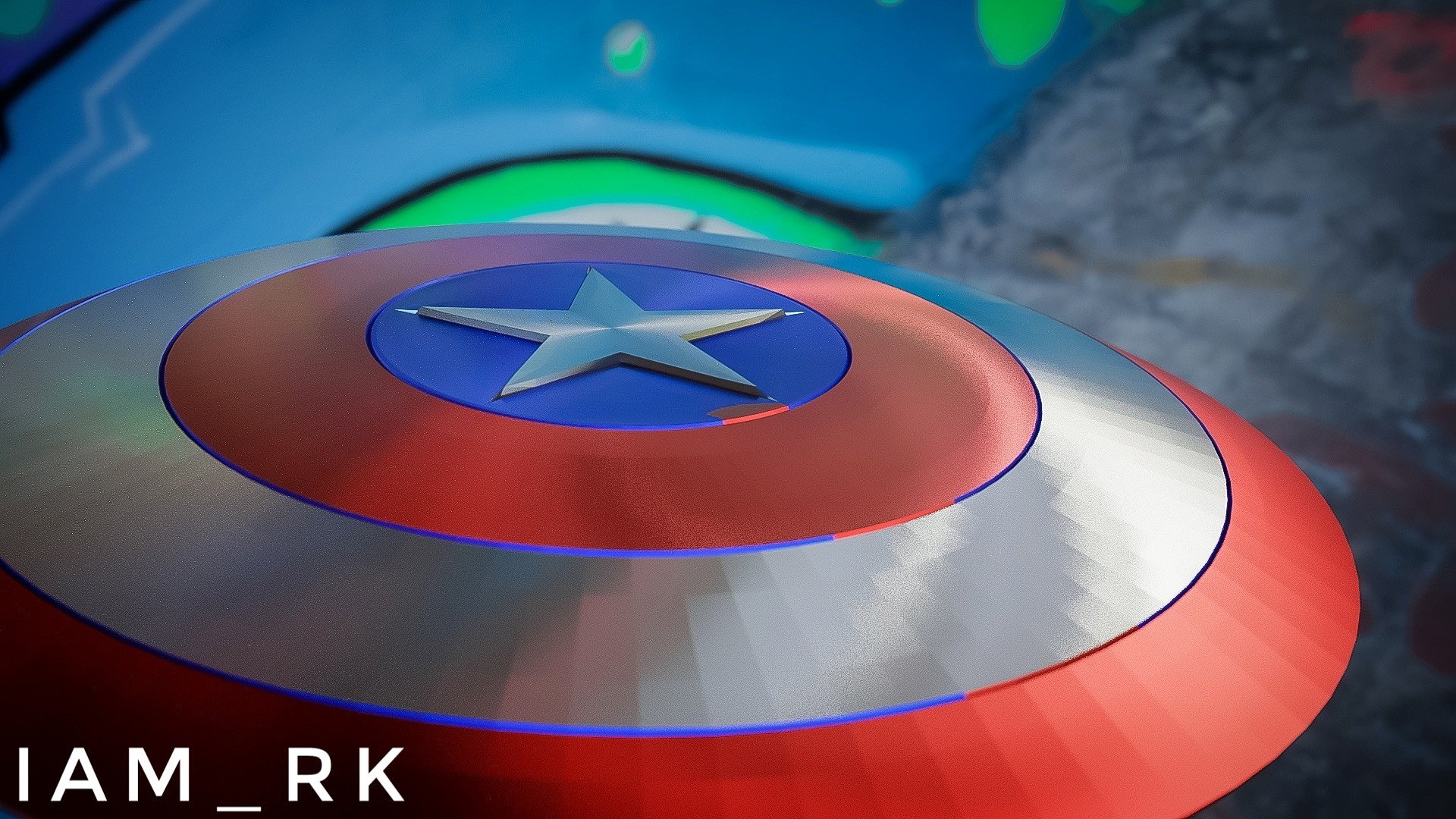 ArtStation - Vibranium shield