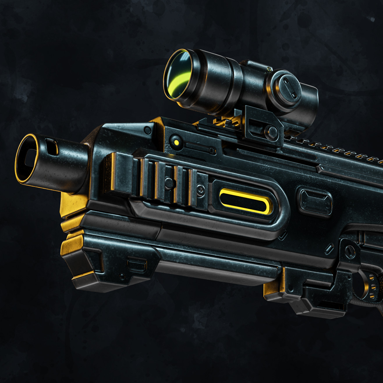 ArtStation - Sci-Fi Assault Rifle