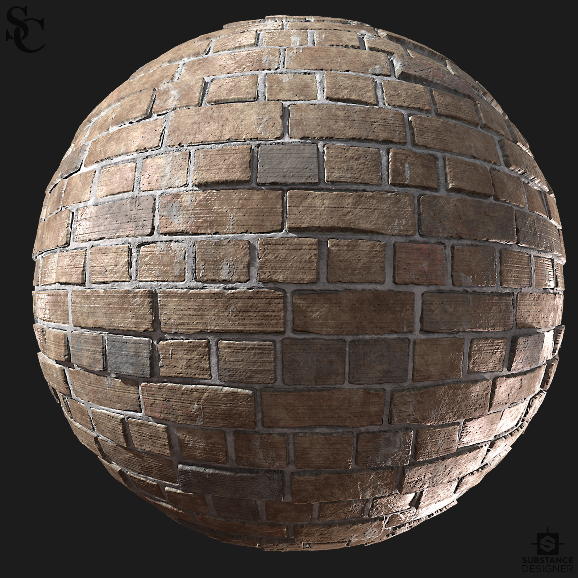 ArtStation - Brick Study