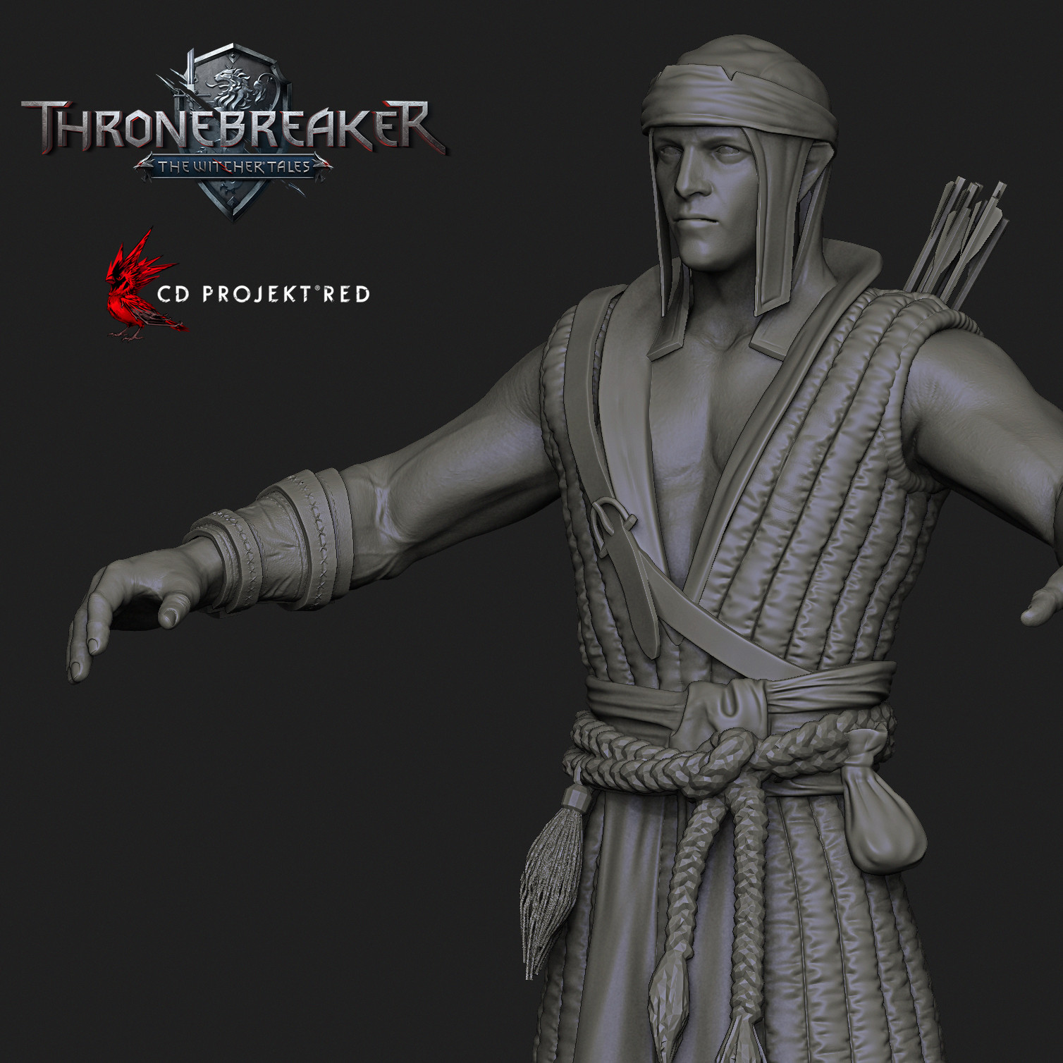 ArtStation - Scoiatael Archer - Leader for Thronebreaker The Witcher Tales