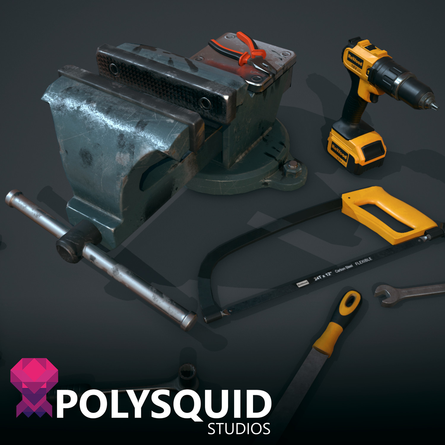 ArtStation - Garage Tool Pack