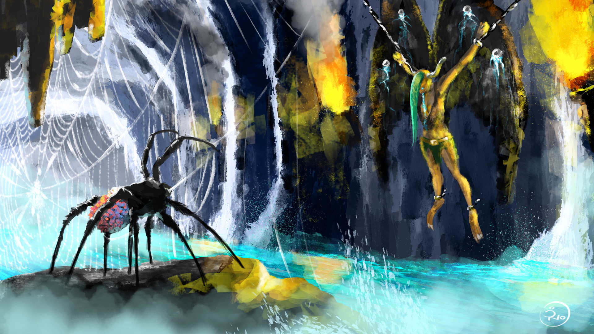 ArtStation - The fall of the Valkyries