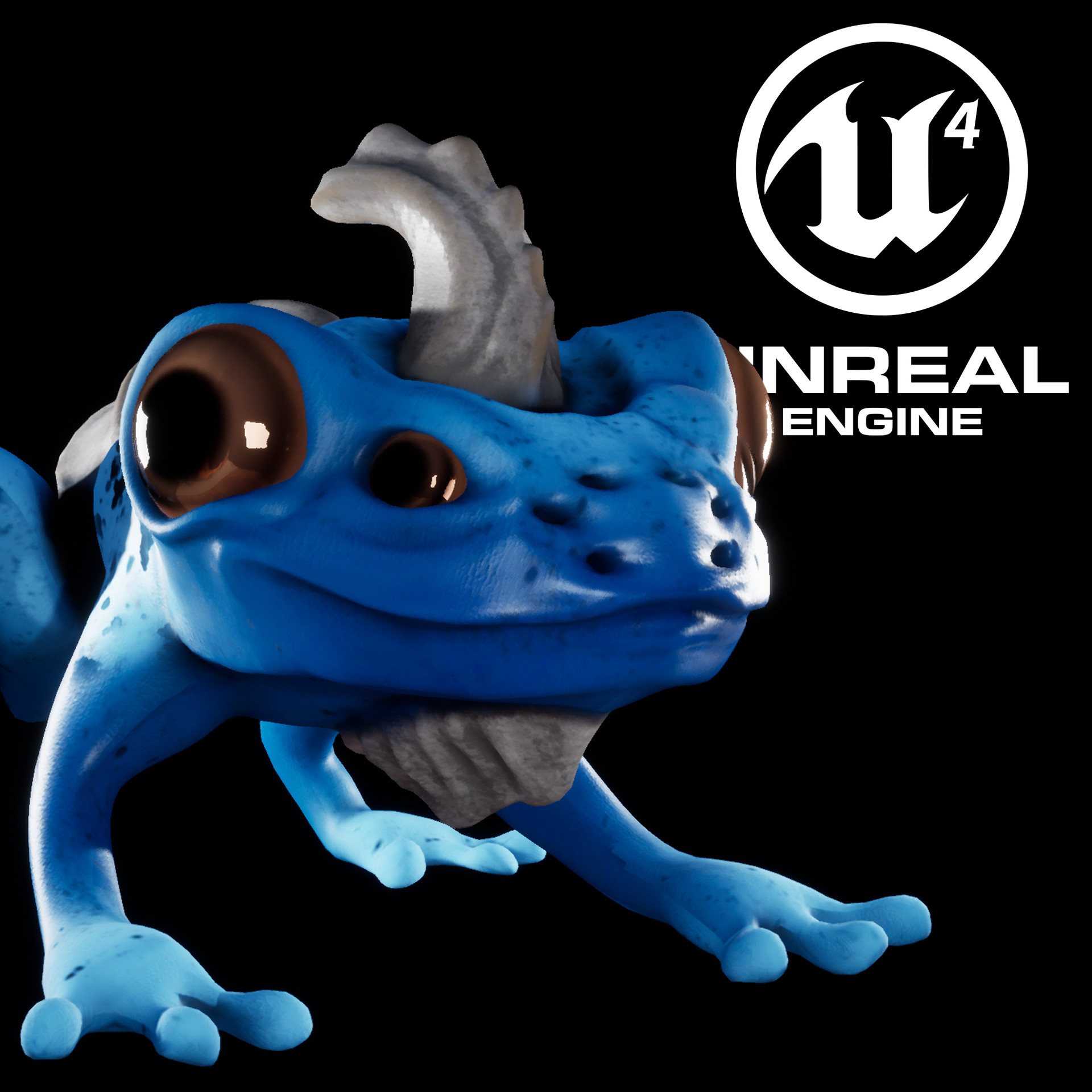 ArtStation - Cute Alien Frog Unreal Engine 4