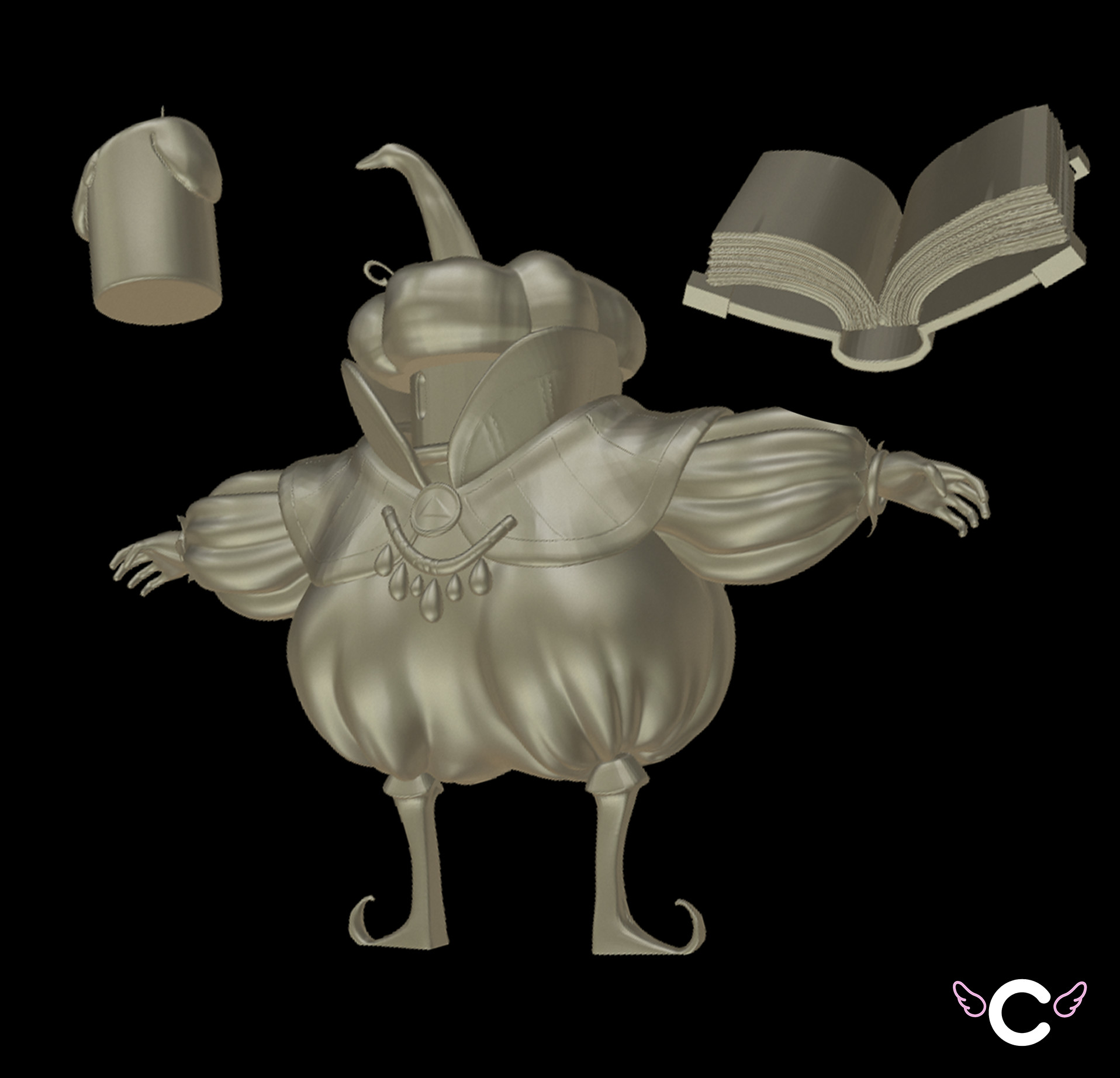 ArtStation - Pumpkin Wizard