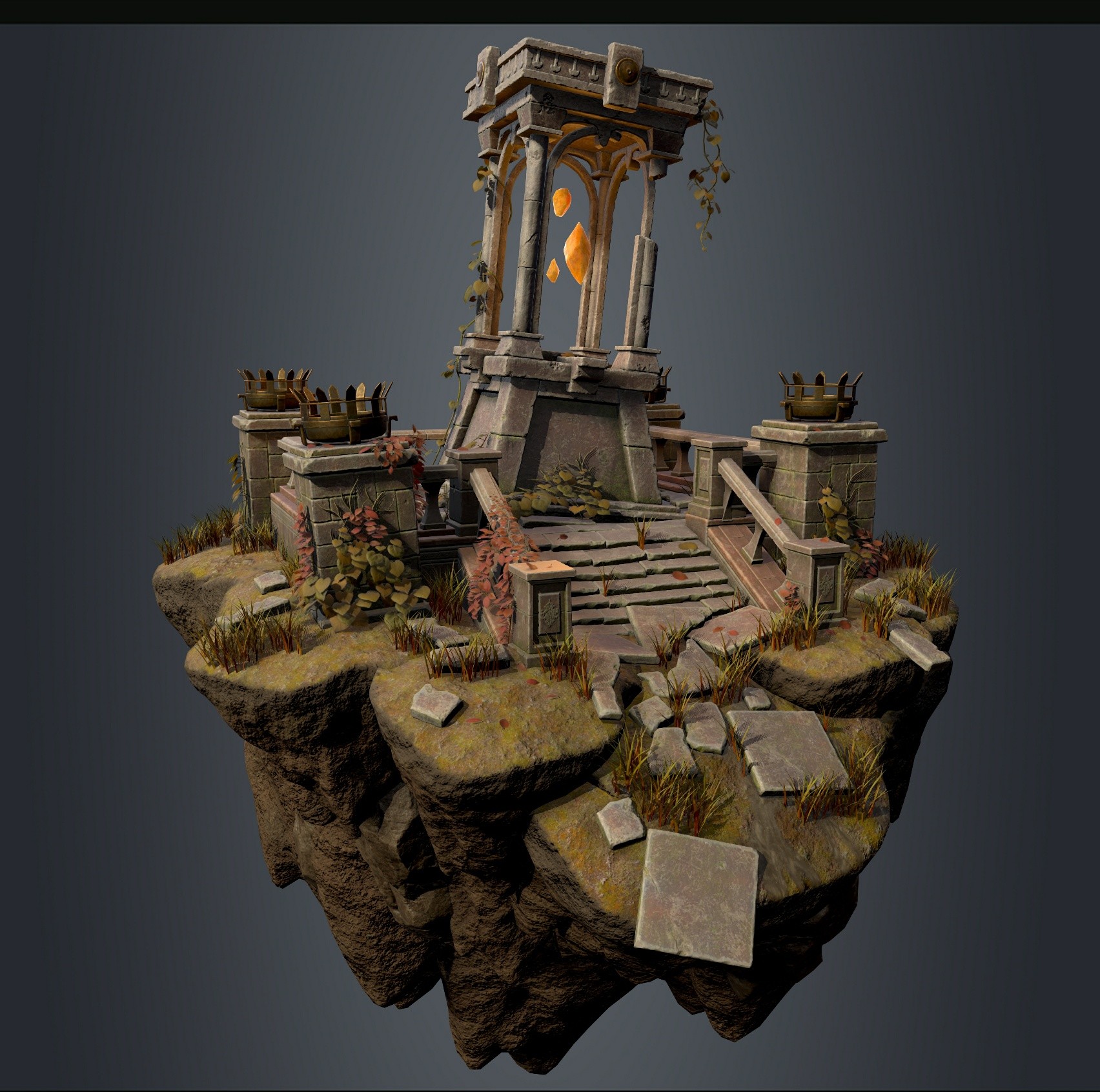 ArtStation - Shrine exercise