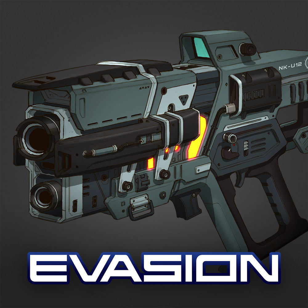 ArtStation - [ EVASION ] Weapon and shield concept art