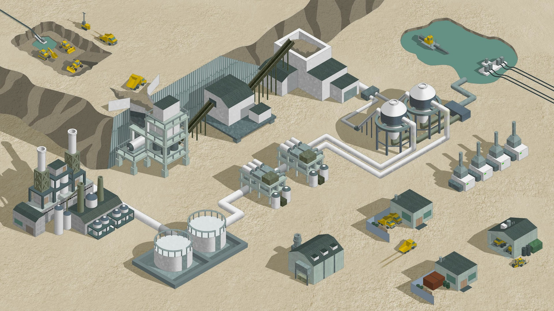 ArtStation - Oil Sands Map