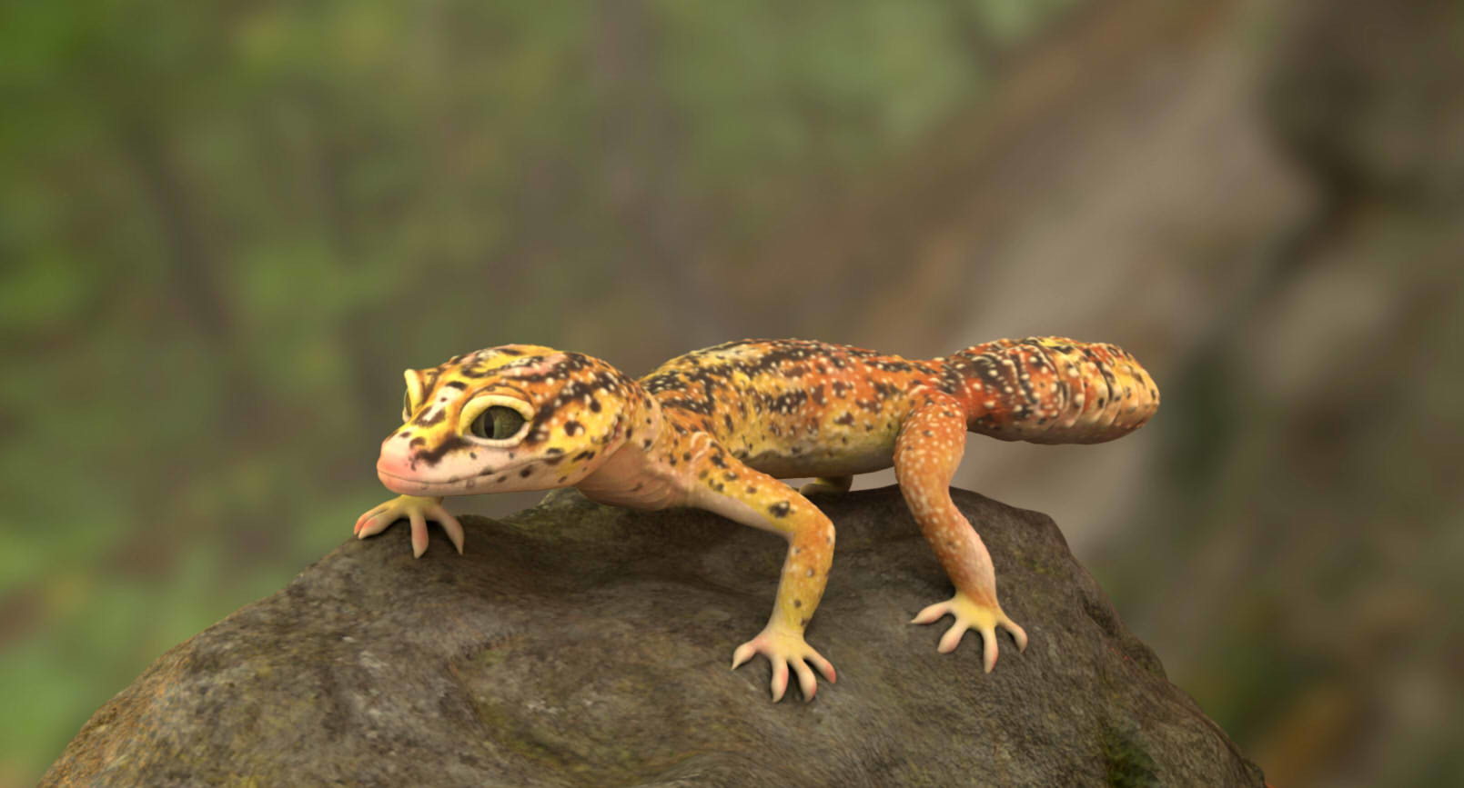 ArtStation - Gecko Model