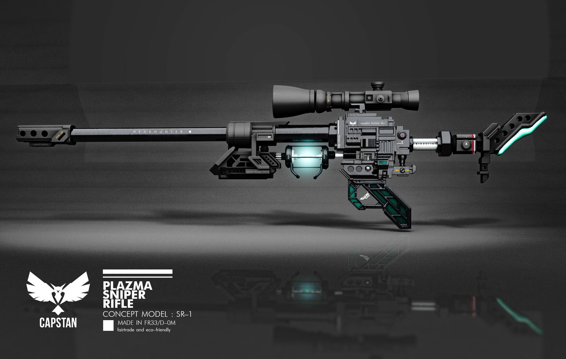ArtStation - CAPSTAN IND. SR-1 PLAZMA SNIPER RIFLE
