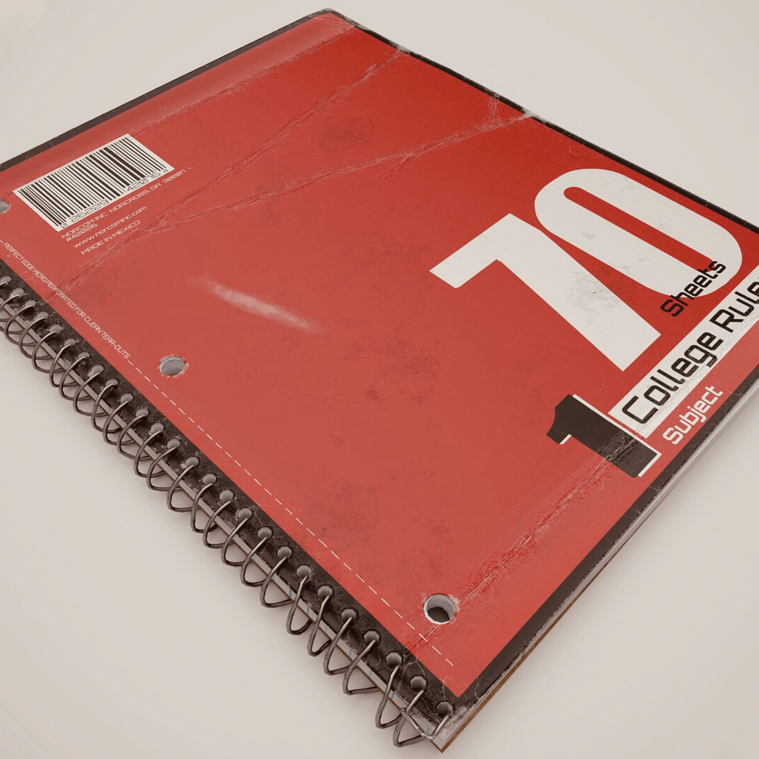 ArtStation - Worn Notebook