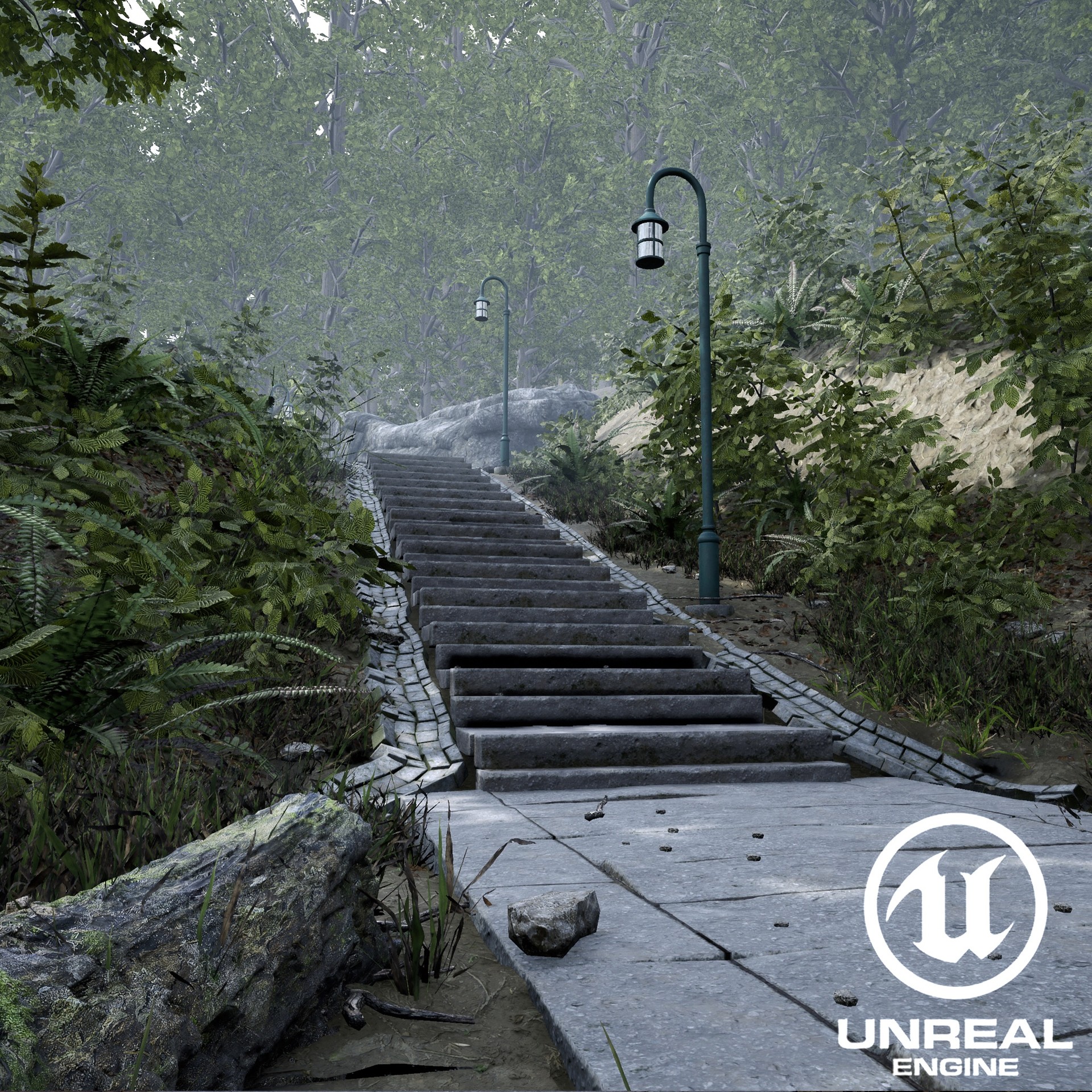 ArtStation - UE4 Stone Mountain Daylight 宝石山