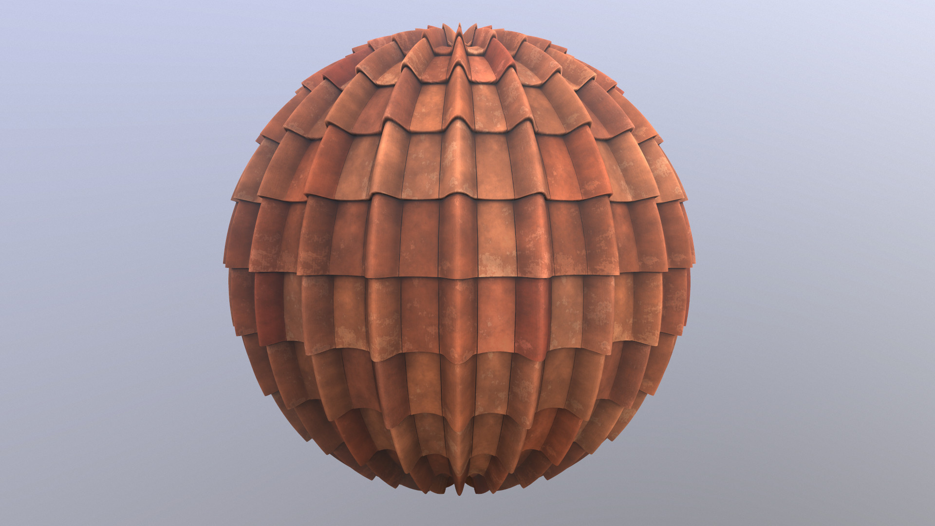 ArtStation - Curved Roofing Tiles (Imbrex and Tegula)