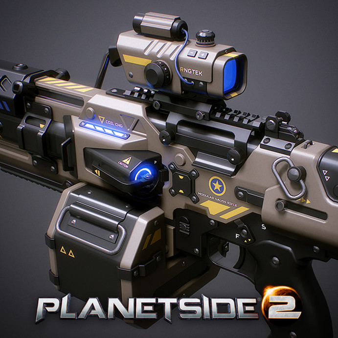 ArtStation - Planetside 2 - New Conglomerate modular weapon set