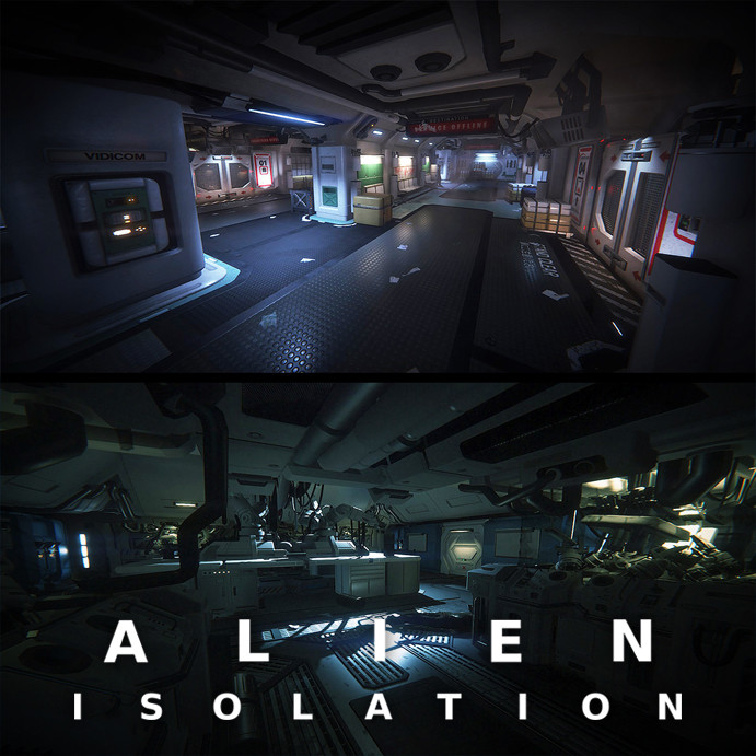 ArtStation - Alien Isolation - Lighting / Light Props