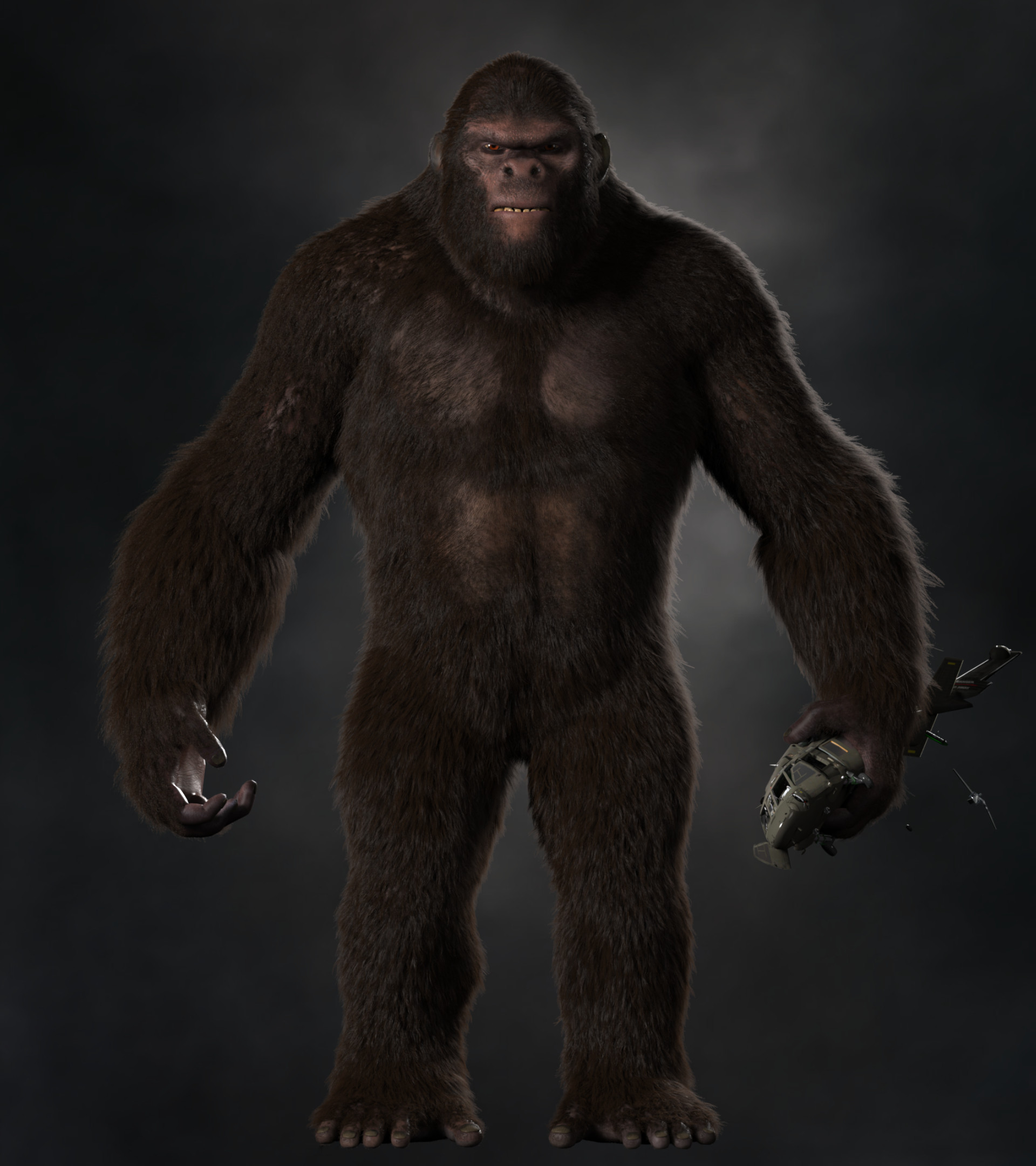 ArtStation - KONG( HAIR AND FUR)