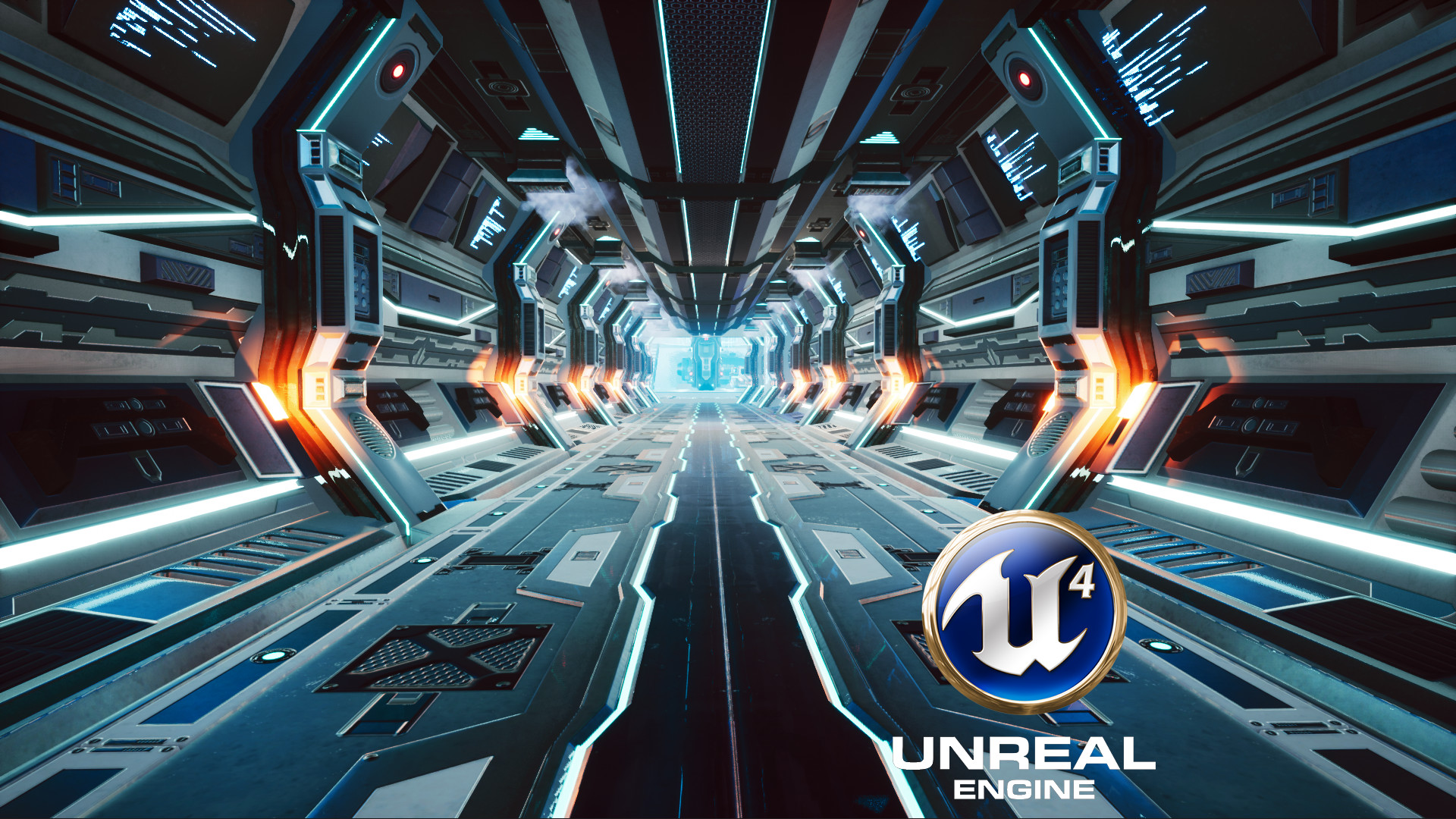 ArtStation - Science - Fiction Corridor Retexture