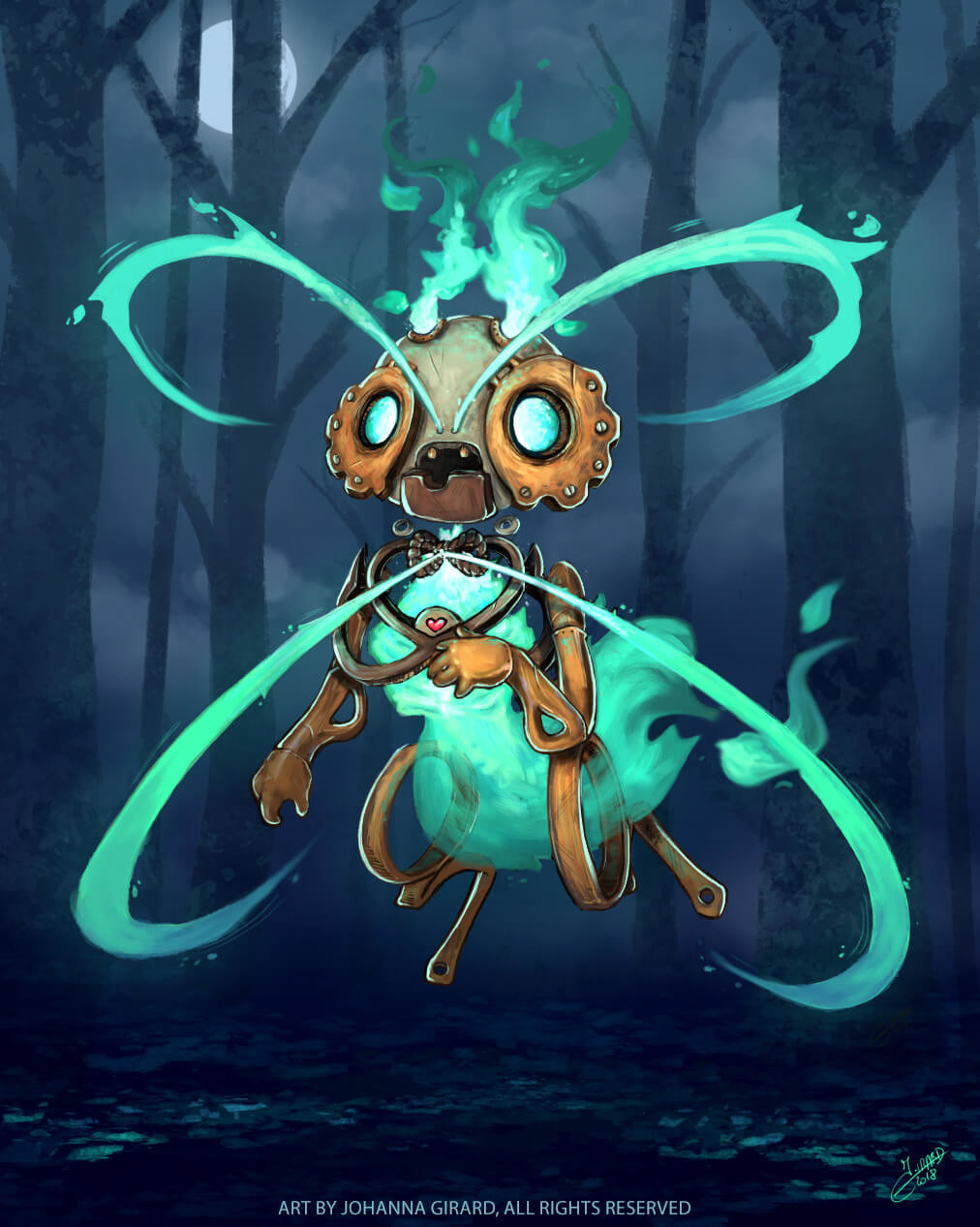 ArtStation - Character Design Challenge - Ghost bot