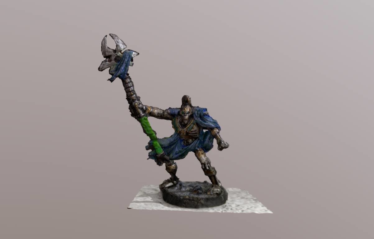 ArtStation - Necron Leader - 3D Photoscan test